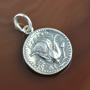 Apollo Silver Pendant, Apollo Necklace, Apollo Coin Pendant, Mens ...