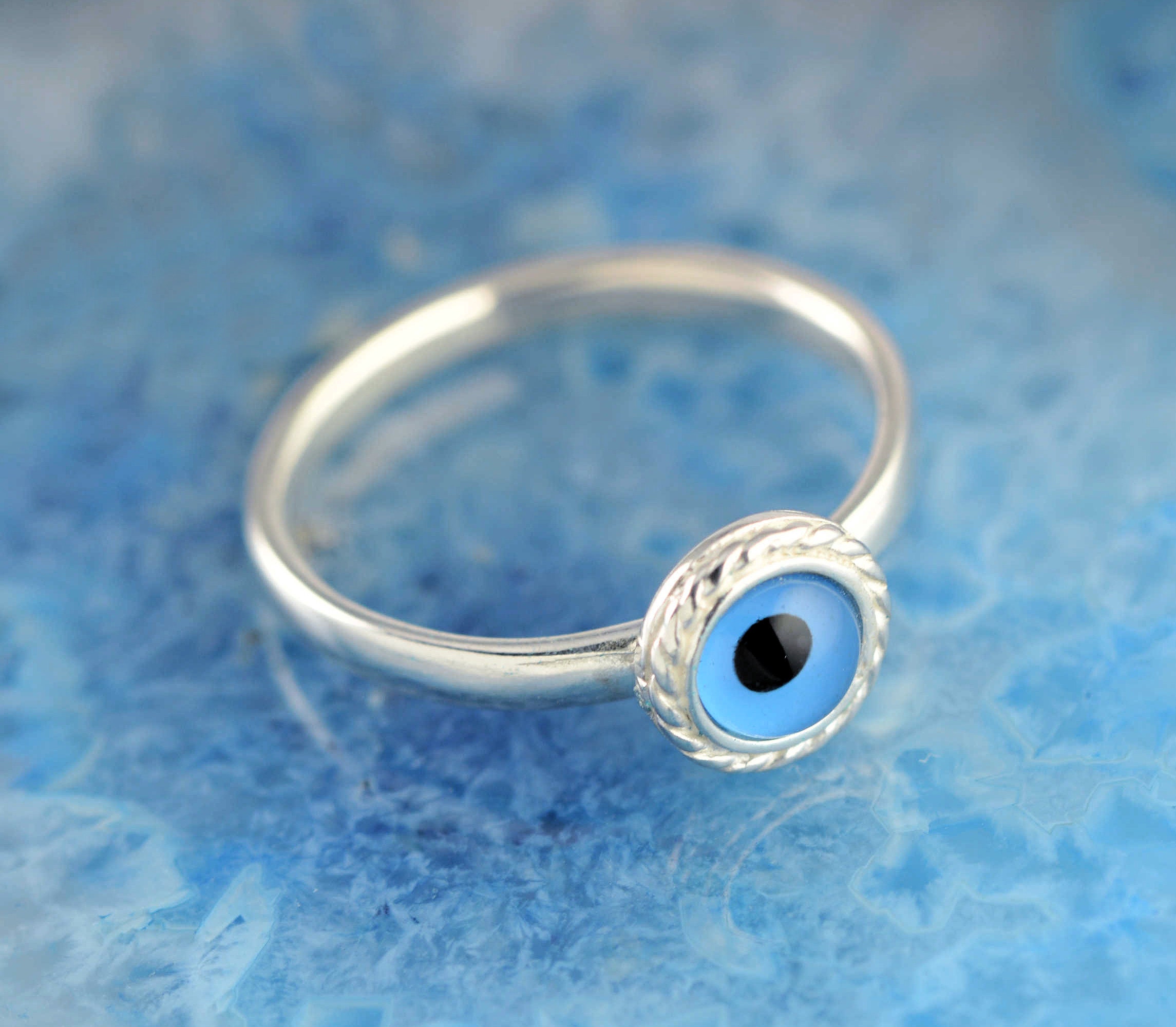 Good Luck Eye Silver Ring, Eye Ring, Good Luck Ring, Good Luck Jewelry ...