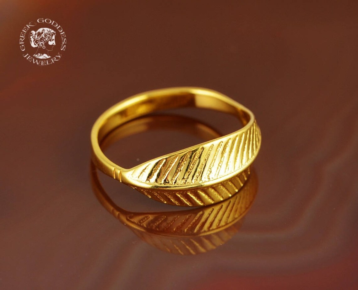 Olive Leaf Golden Ring Olive Leaf Ring Olive Leaves Ring - Etsy