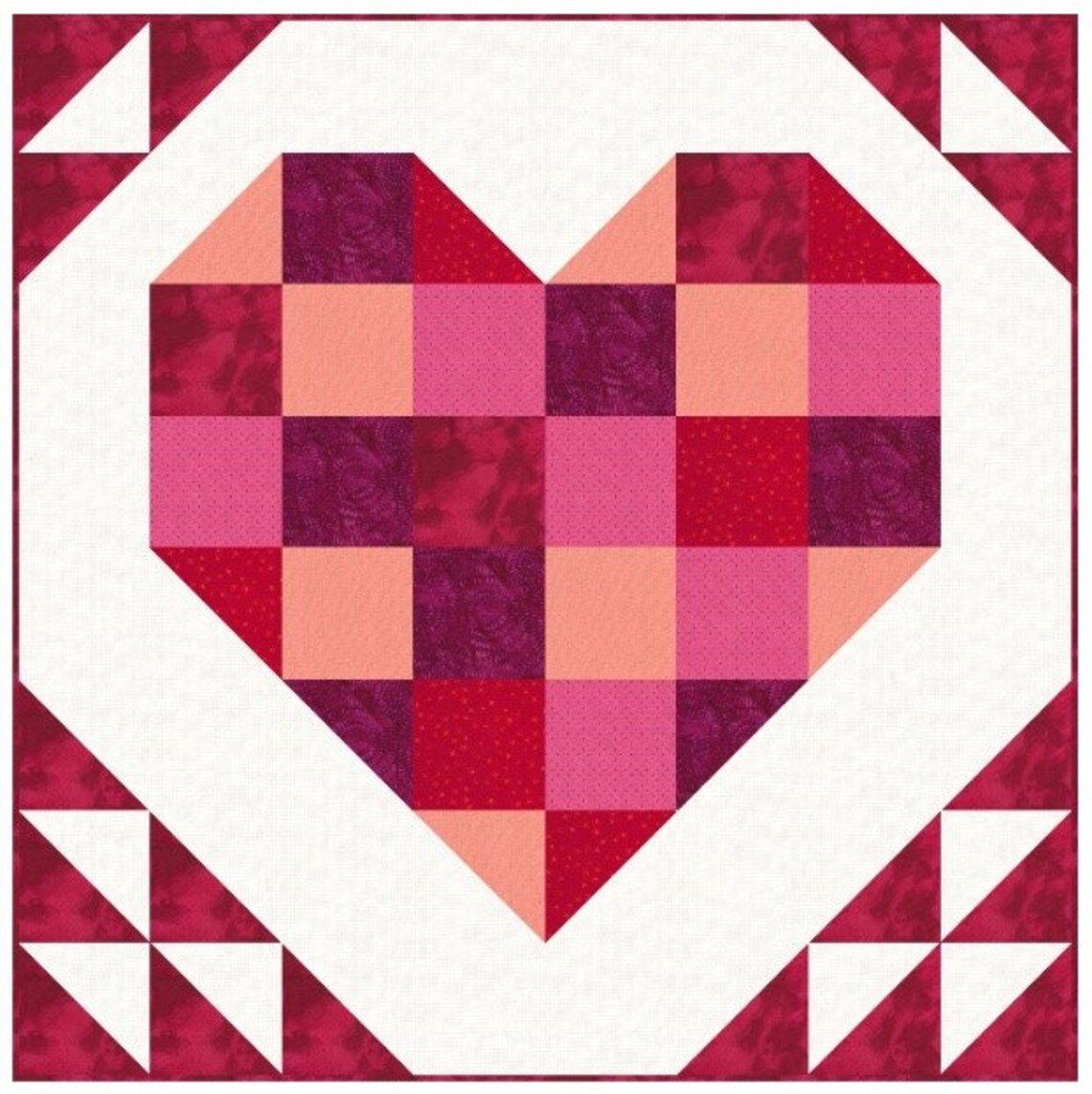 Heart and Soul Quilt Pattern Easy Quilt Beginner Quilt Pattern - Etsy