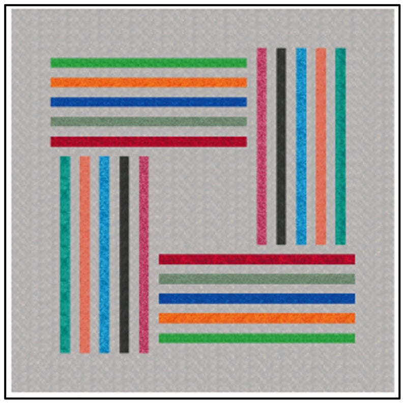 Easy Modern Quilt Pattern Pdf Modern Jelly Roll Quilt Pattern Beginner ...