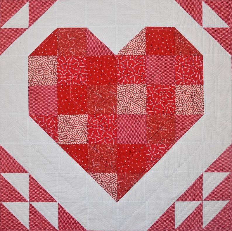 Heart and Soul Quilt Pattern Easy Quilt Beginner Quilt Pattern Baby ...