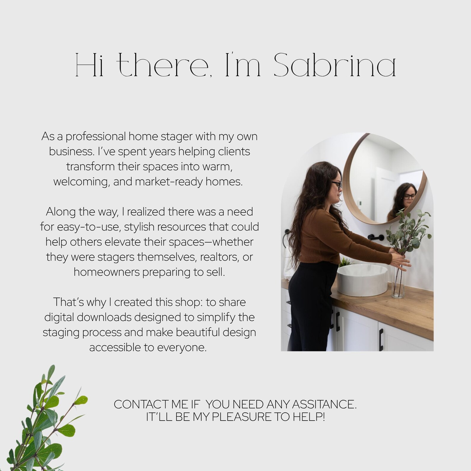 Home Staging Flyer Template - Canva - Neutral - Minimalist Small ...