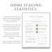 Home Staging Statistics - Infographic - Template - Editable in Canva - Etsy