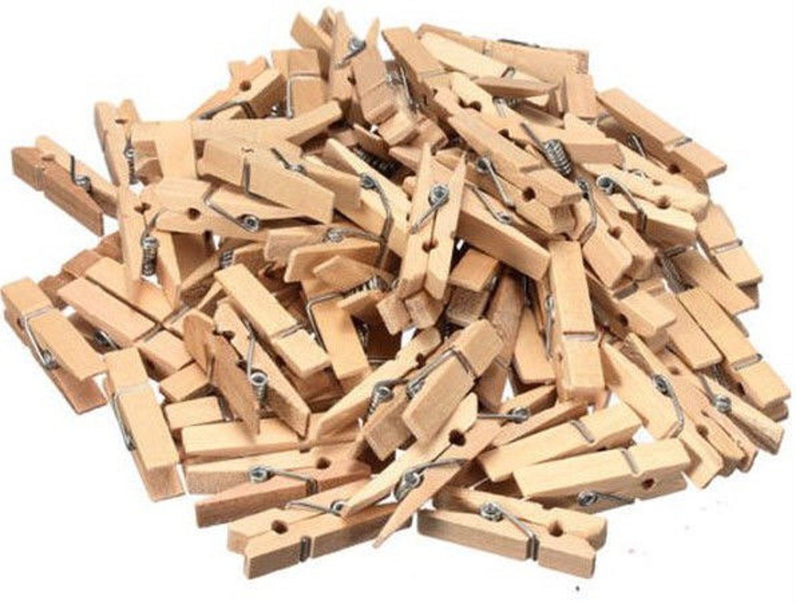 Natural Wooden Mini Craft Pegs Wood Colour Cloth Photo Hanging - Etsy