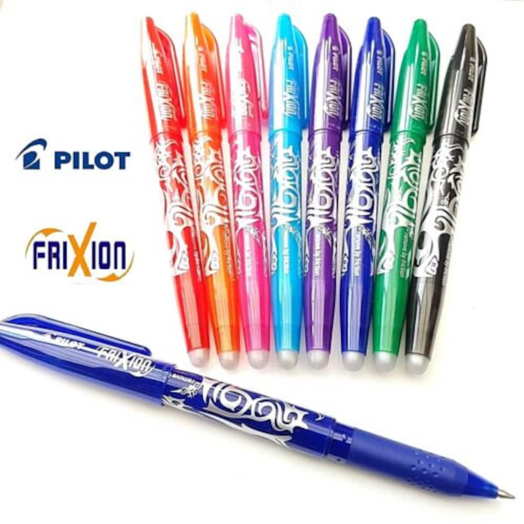 Pilot Frixion Pen Erasable Medium 0.7mm Rollerball Heat Erase Rub Out ...