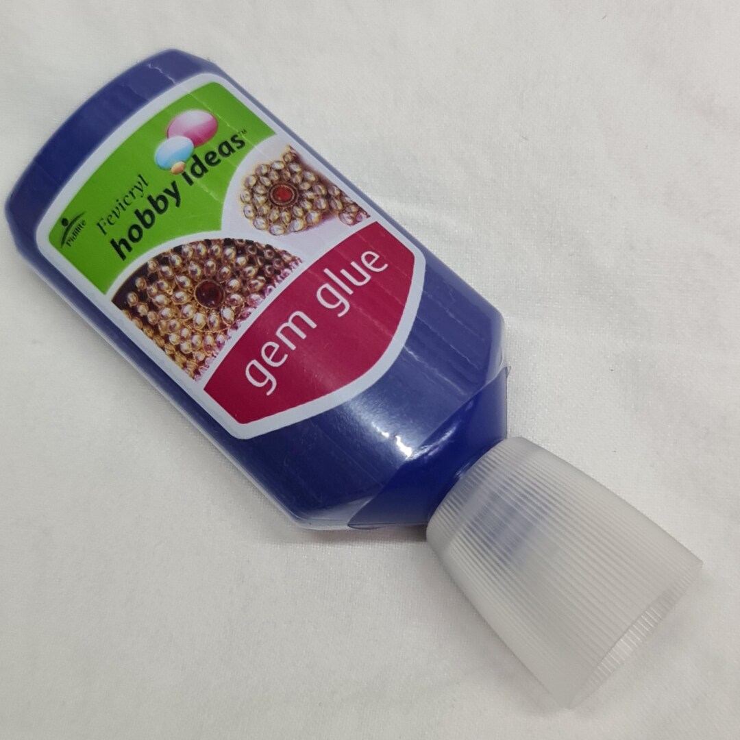Pidilite Fevicryl Fabric Glue 30ml No Stich Adhesive for Gems Ribbon ...