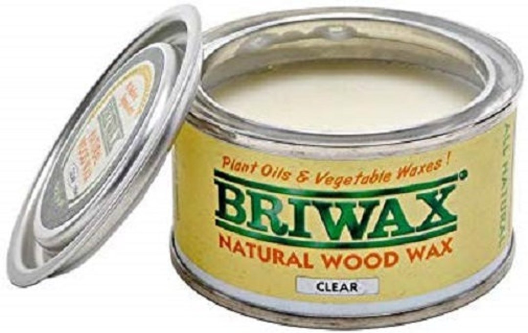 Briwax Clear Natural Wood Wax 125g Made From All Natural Ingredients ...