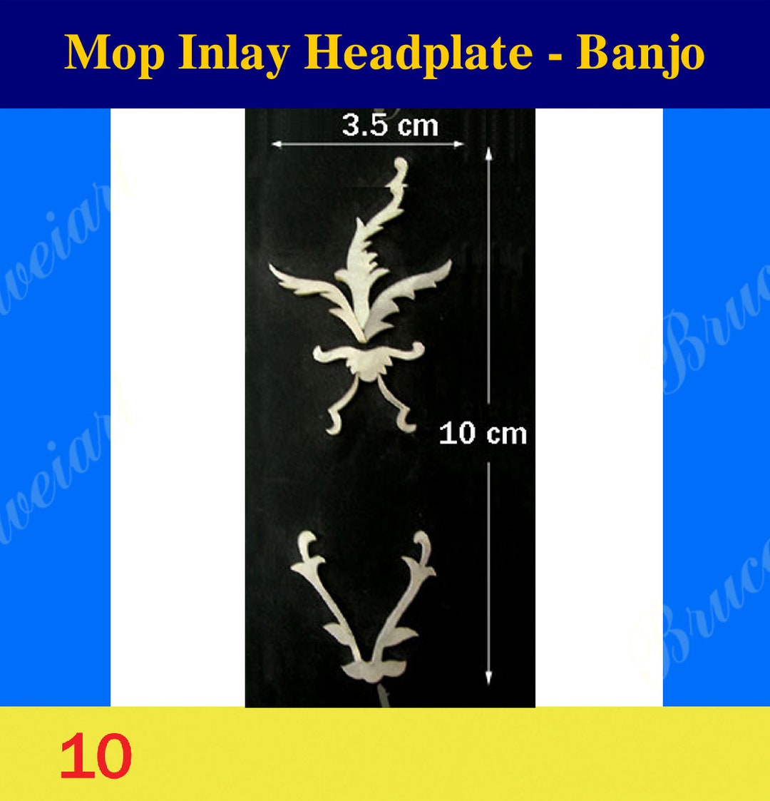 Bruce Wei, Banjo Inlay Material - DIY White Mop Inlay Markers (10) - Etsy