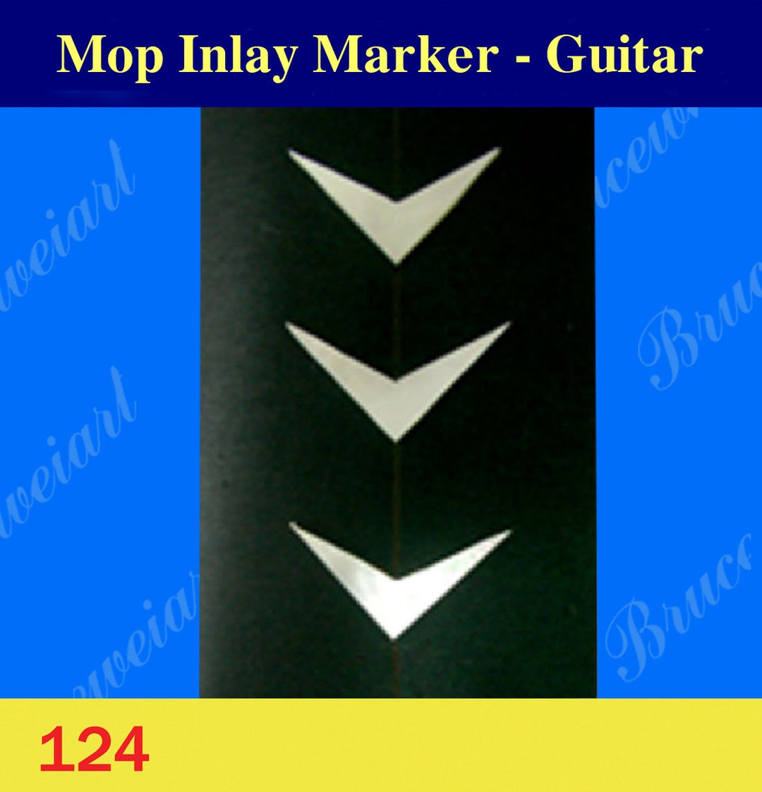 Inlay Material, DIY White Mop Inlay Fretboard Markers, Bruce Wei ( 124 ...