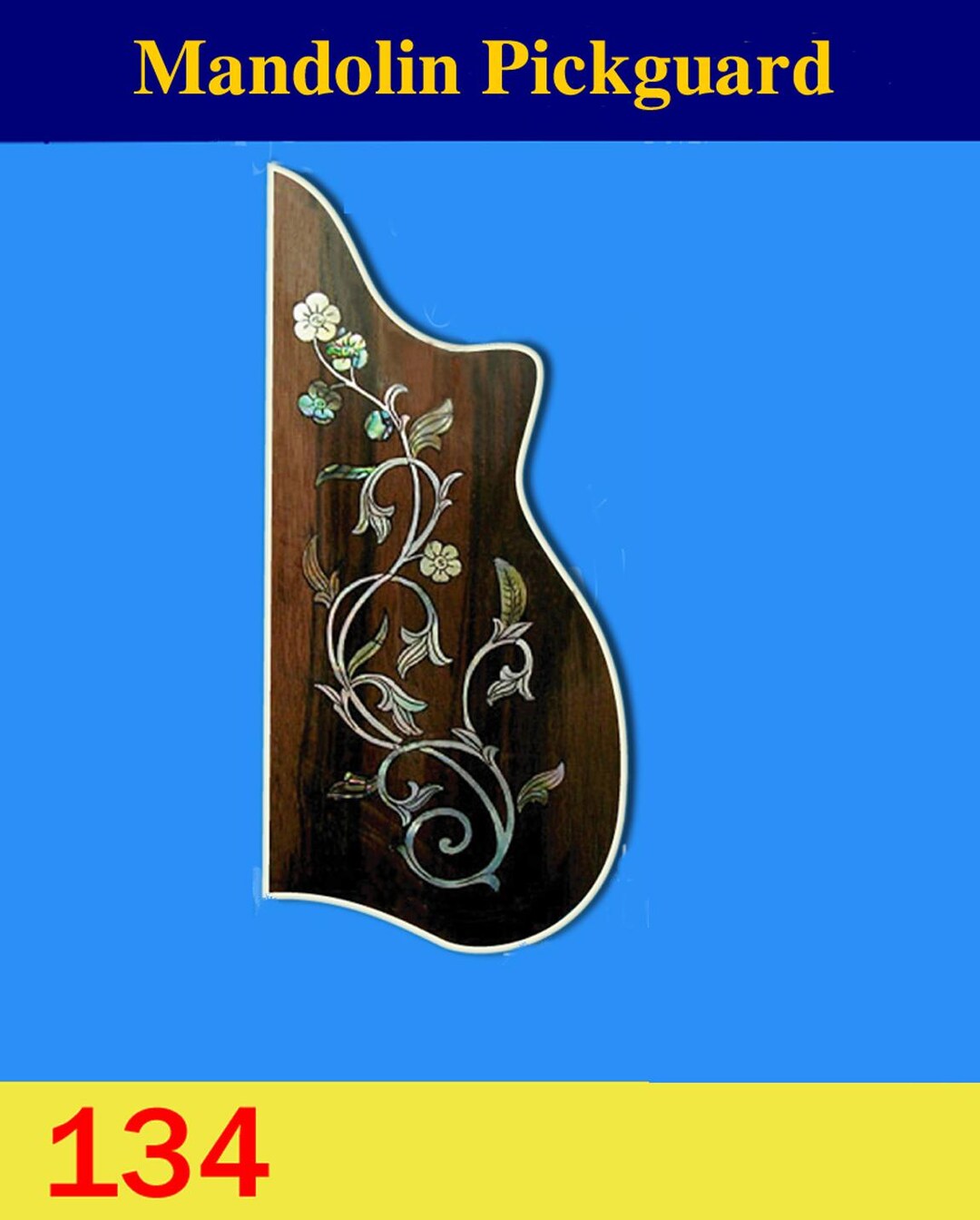 F5 Mandolin, Rosewood Pickguard, MOP & Abalone Inlay, Bruce Wei (134 ...