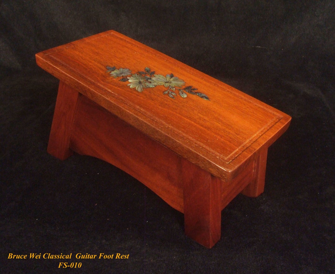 Solid Mahogany Classical Guitar Foot Rest Foot Stand Mop - Etsy