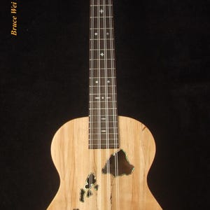 Handmade 8 String Tenor Ukulele, Solid Spalted Maple, Acacia, the ...