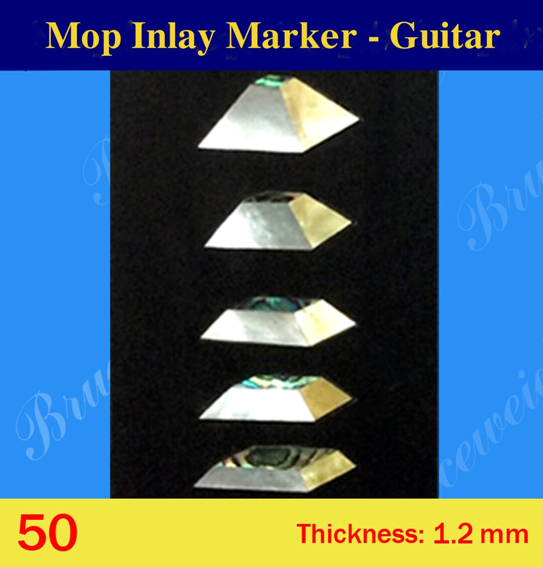 Inlay Material, DIY Abalone & Mop Inlay Fretboard Markers, Bruce Wei ...