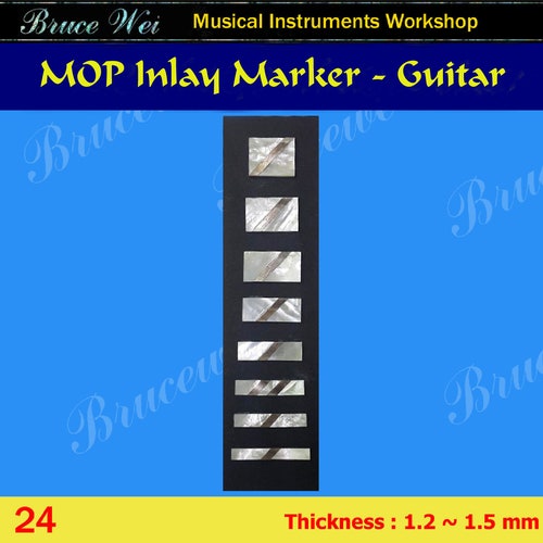 Bruce Wei Inlay Material DIY White Color MOP Inlay Markers - Etsy