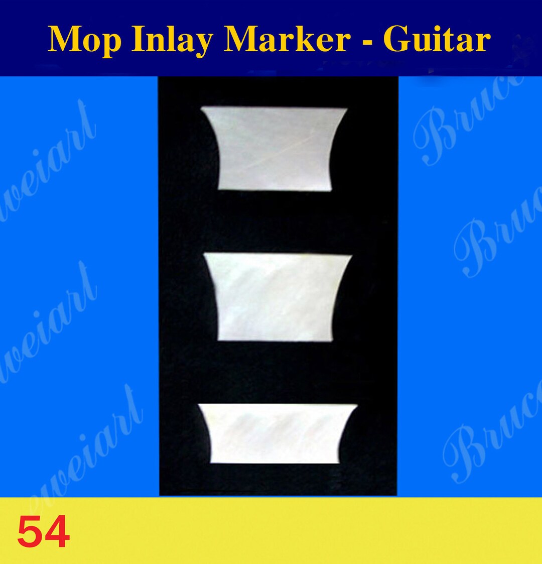 Inlay Material, DIY White Mop Inlay Griffbrett Marker, Fox Wei ( 54 ...