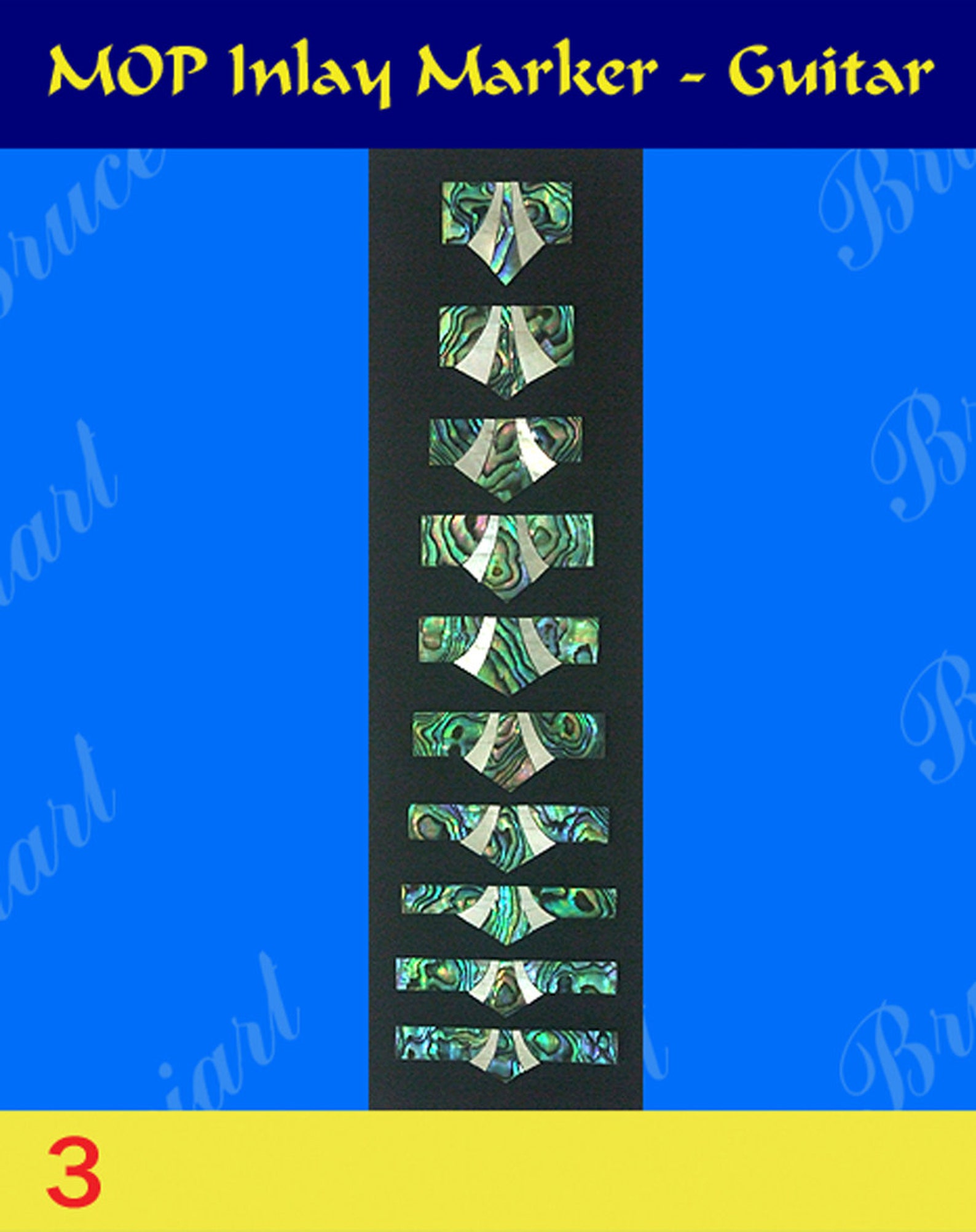 Bruce Wei Inlay Material DIY Abalone & Mop Inlay Markers - Etsy