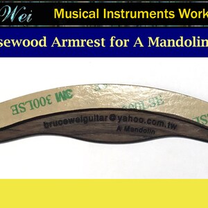 Bruce Wei, Mandolin Part - Rosewood A - Style Mandolin Armrest W/ Mop ...