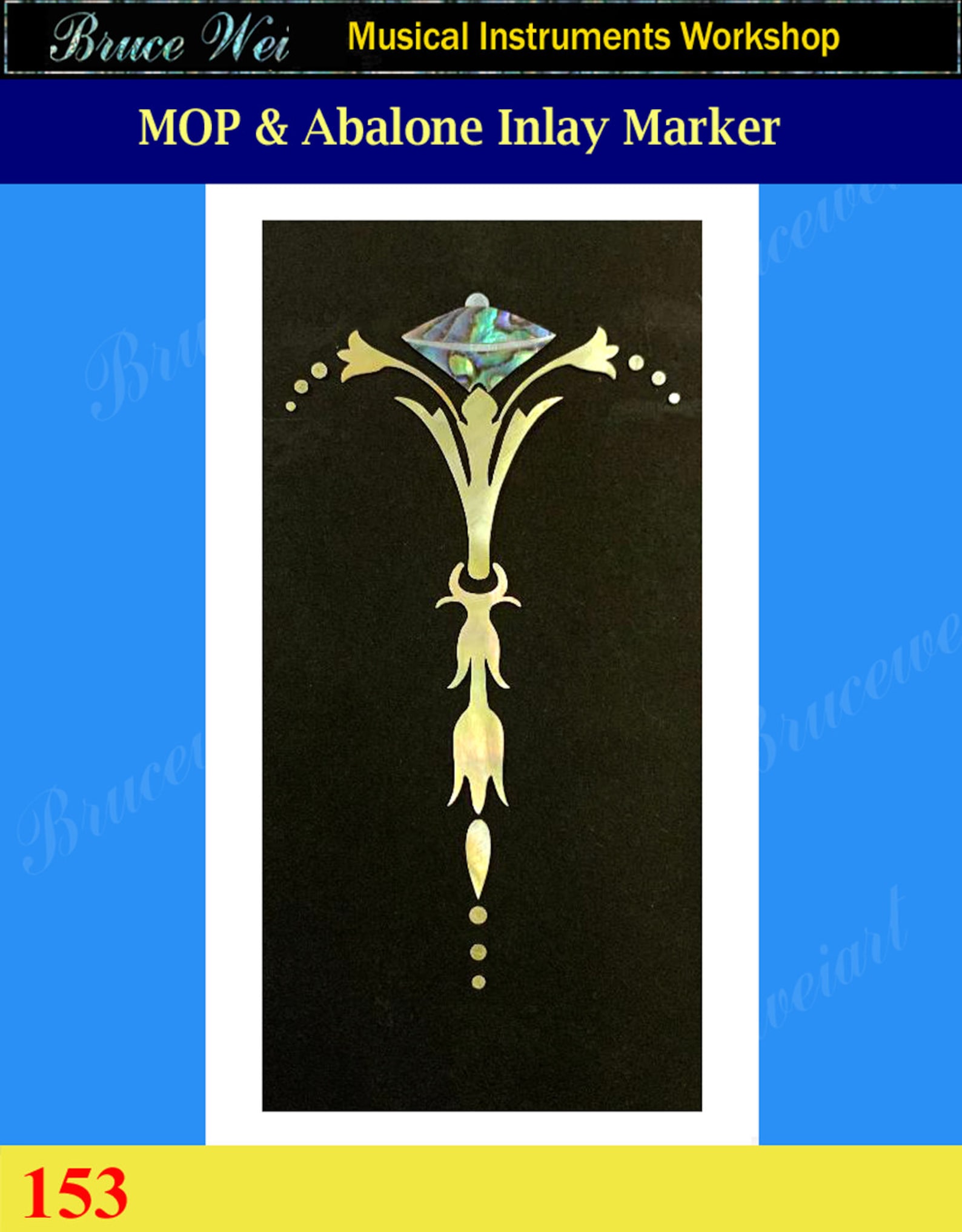 Bruce Wei Banjo Inlay Material DIY Abalone & Gold Mop Inlay - Etsy