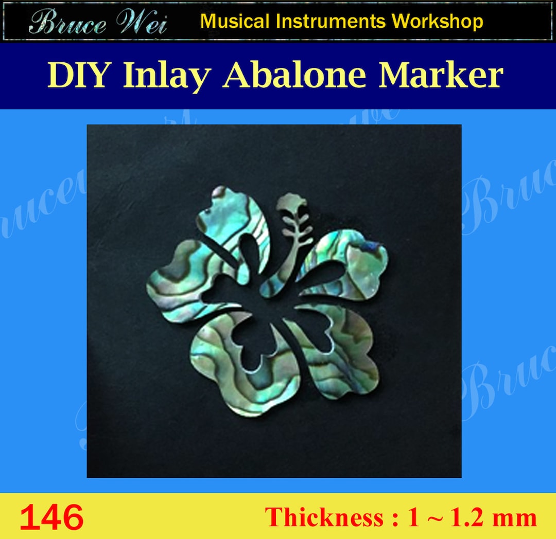 Inlay Material, DIY Abalone Inlay Head Markers, Bruce Wei (146) - Etsy