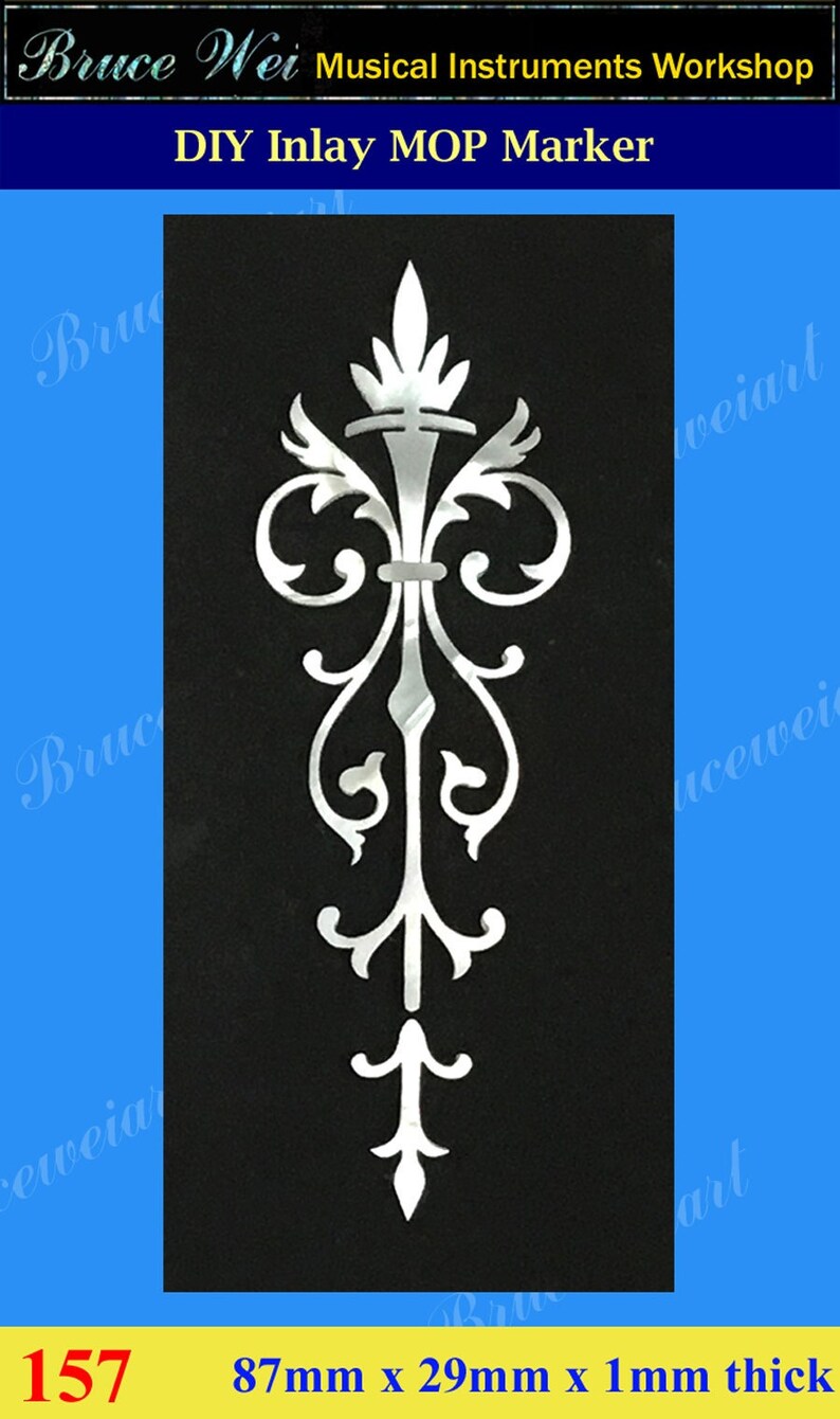 Inlay Material, DIY White Mop Inlay Head Markers, Bruce Wei ( 157 ) - Etsy