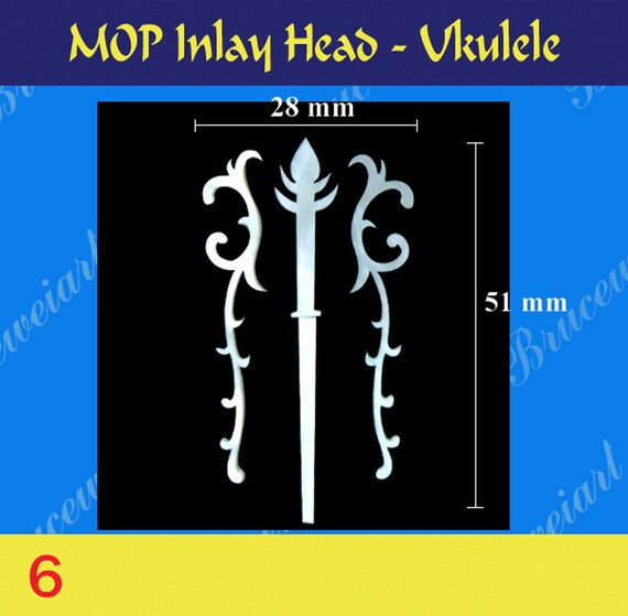 Bruce Wei Ukulele Inlay Material DIY White Mop Inlay - Etsy