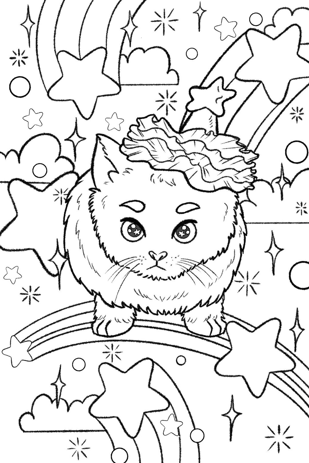 Cats to Color - Coloring Book With Cats - Etsy