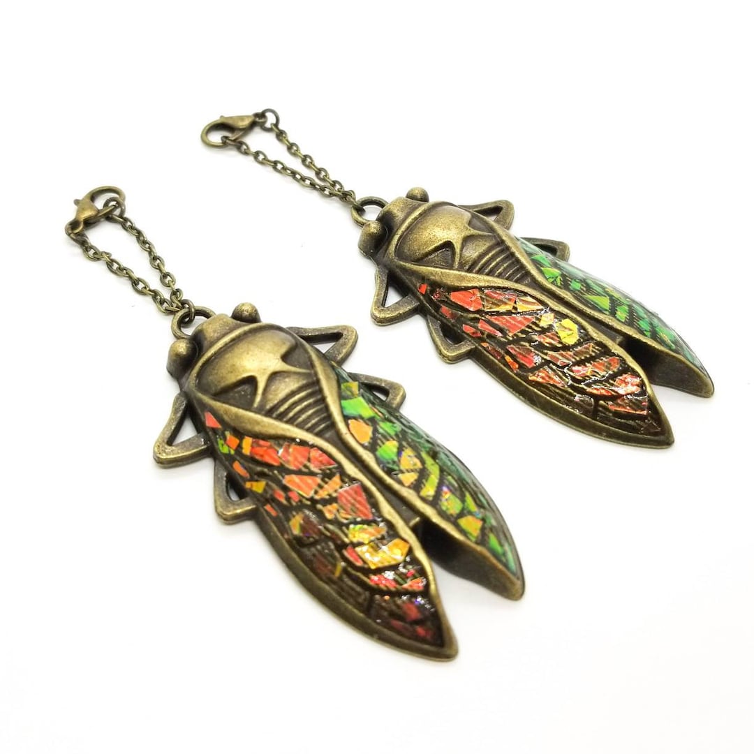 Iridescent Cicada Ear Hangers | Ear Weights | Plugs and Tunnels ...