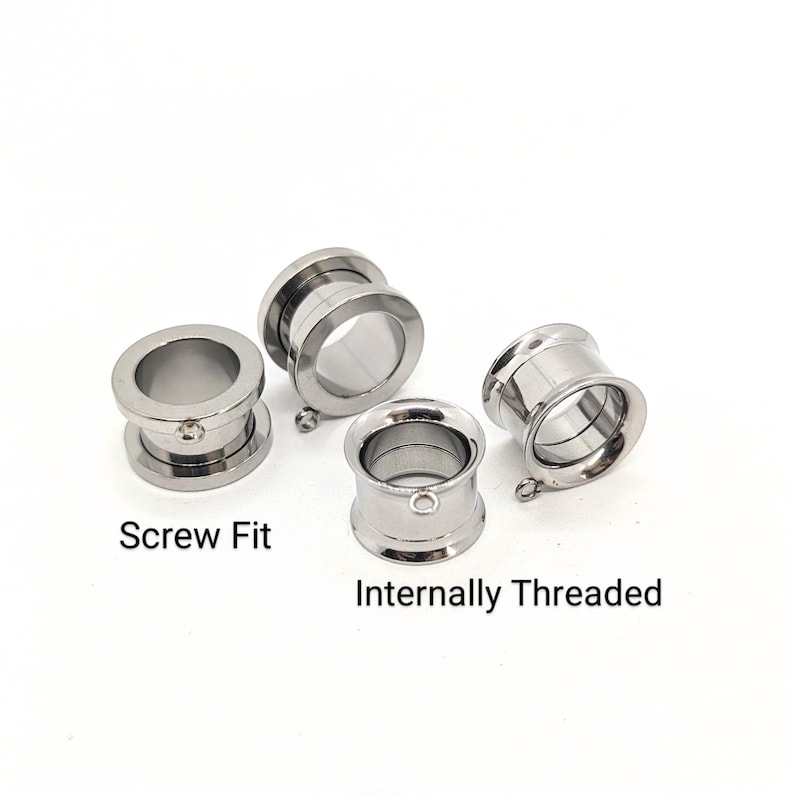 Pearl Moon Tunnel Dangles | 6mm | 8mm | 10mm | 12mm | 14mm | 16mm ...