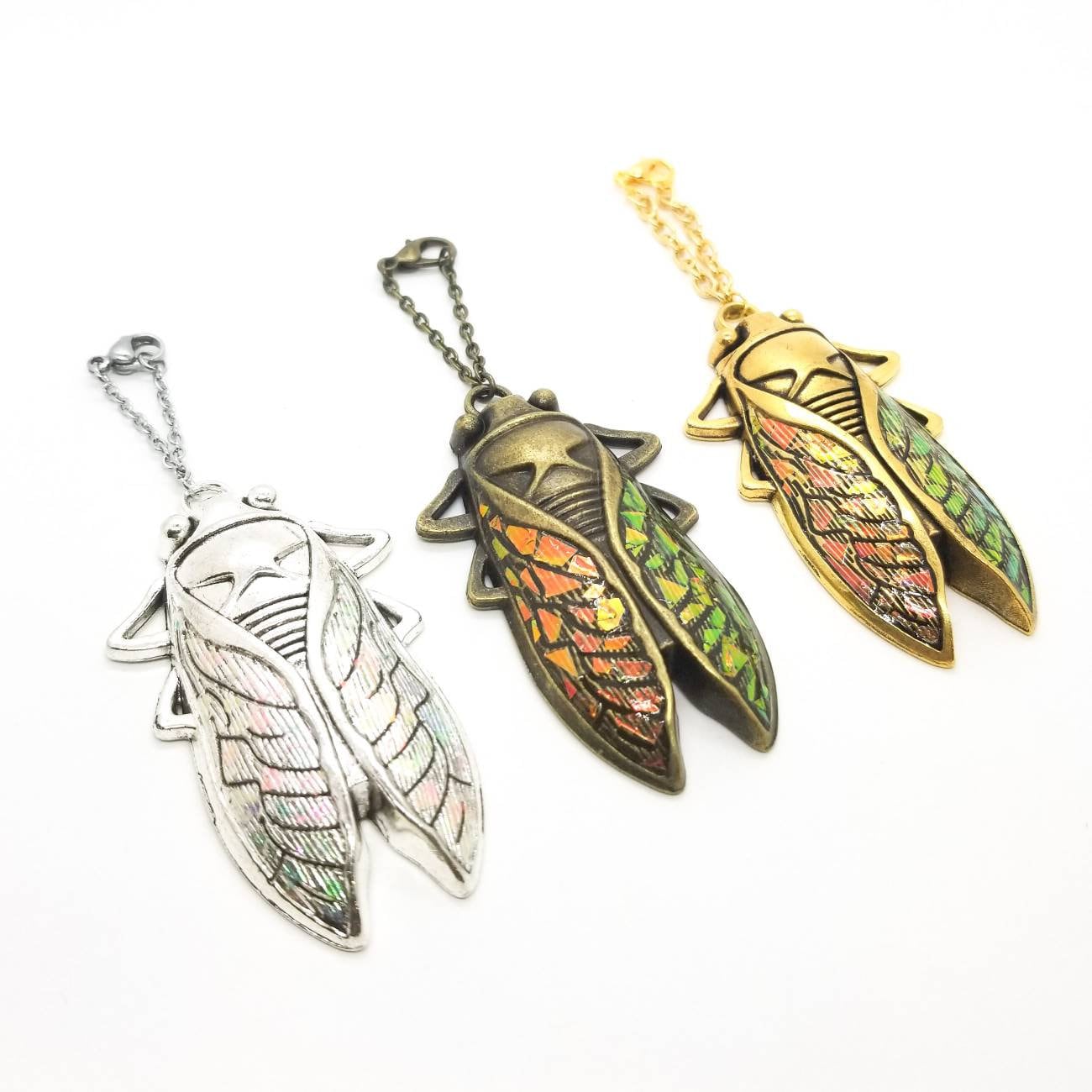 Iridescent Cicada Ear Hangers Ear Weights Plugs and - Etsy Australia
