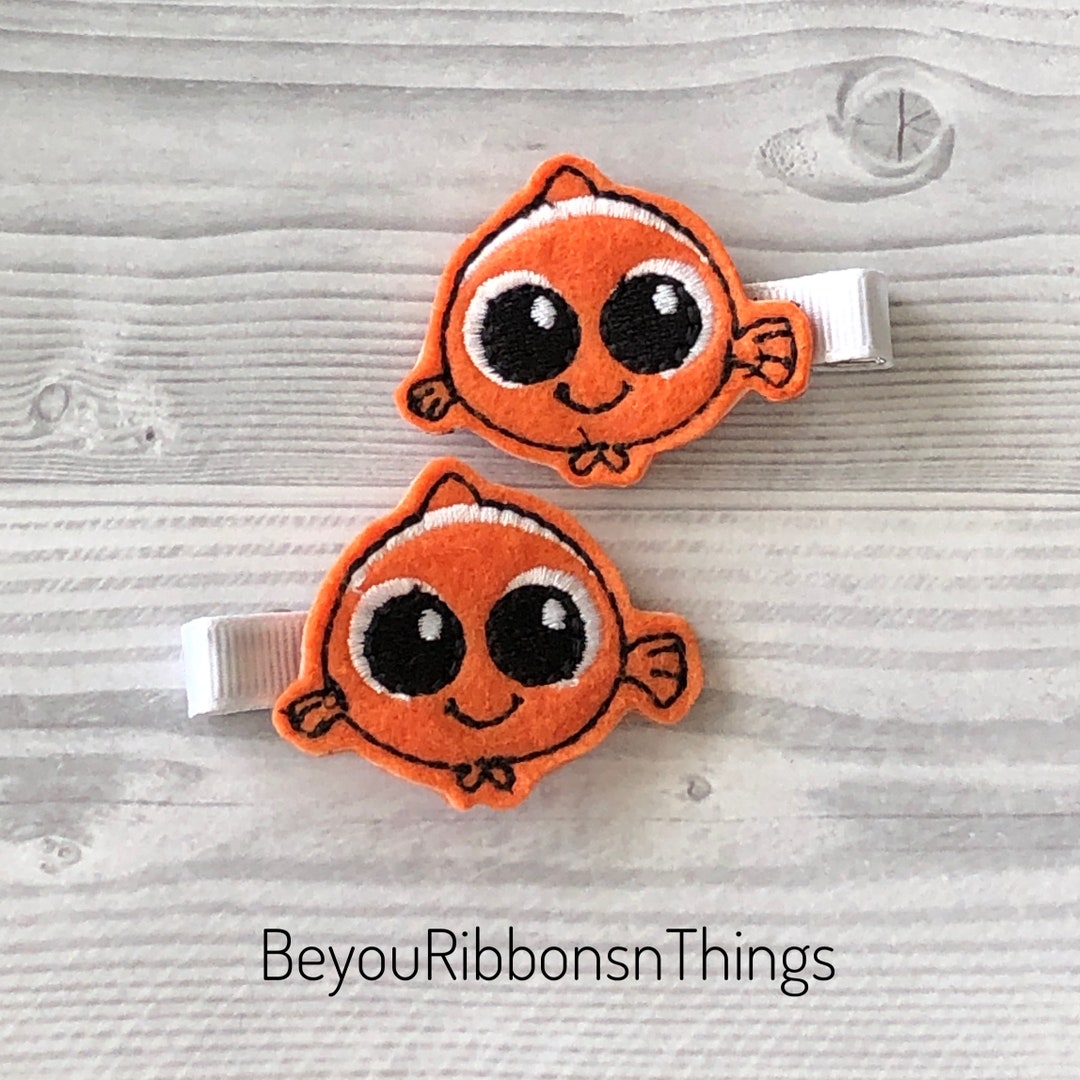 Orange Fish Hair Clip - Baby Barrettes - Etsy