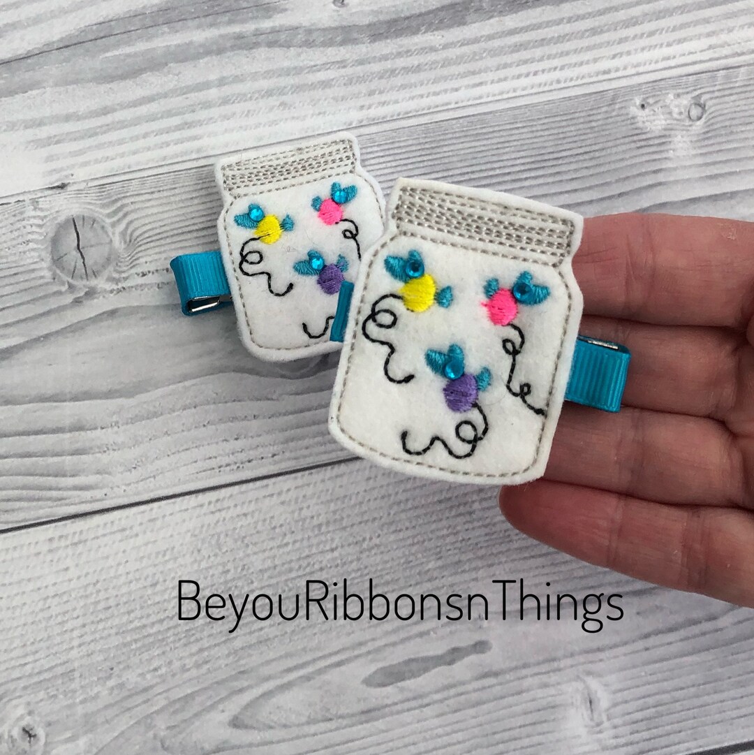 Firefly Hair Clips - Summer Hair Clip - Etsy