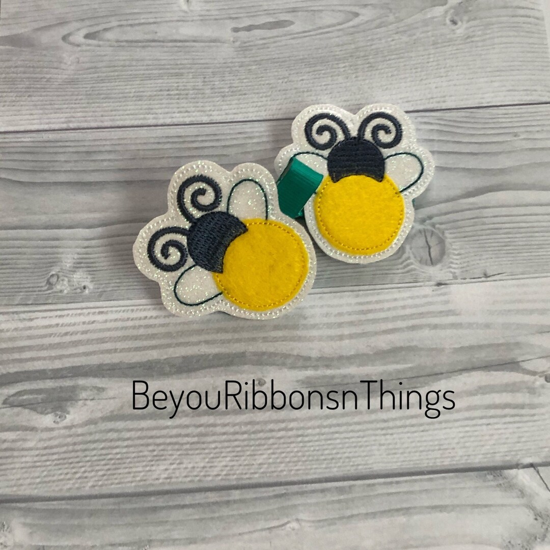 Firefly - Lightning Bug Hair Clip - Girls Hair Clips - Etsy