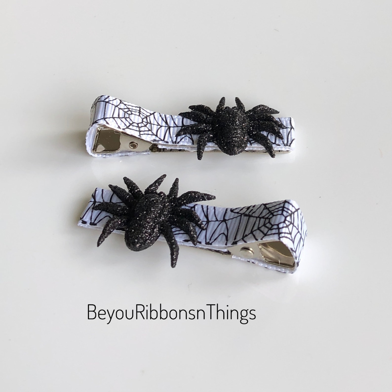 Spider Web Hair Clips - Etsy