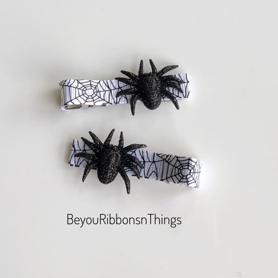 Spider Web Hair Clips - Etsy