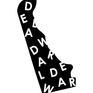 Delaware Sign, State Art Print, Modern Office Wall Decor, USA Travel ...