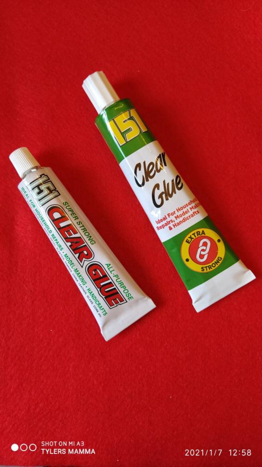 Clear Glue Strong All Purpose 28g or 50g Tube Paper Card Cardboard Wood ...