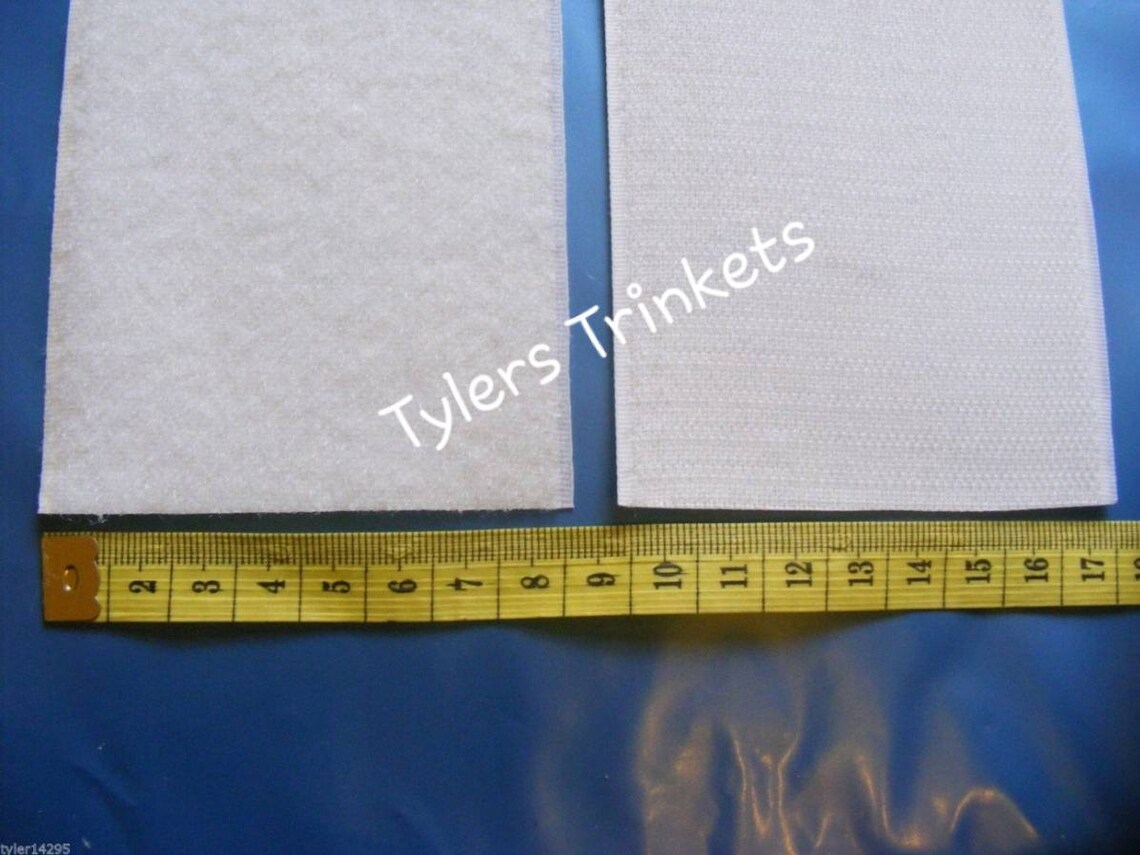 Hook & Loop Sheets White Wide Strips Self Adhesive 8cm X 19cm - Etsy