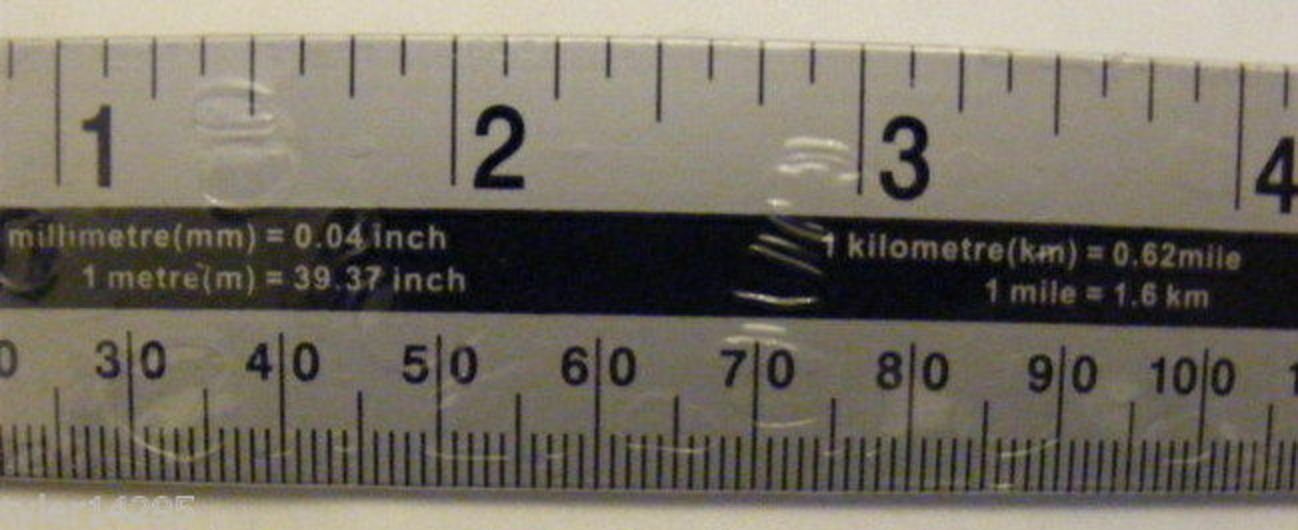 24'' Metal Ruler Anodised Aluminium Steel Rule 60cm - Etsy UK