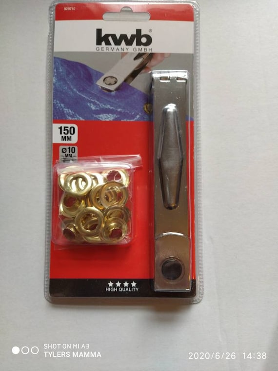 10mm Eyelet Tool Kit Hinged Eyelets Tarpaulin Awning Sails | Etsy