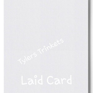 A4 Premium White Laid Card X 10 Sheets 220gsm Acid Free Textured ...