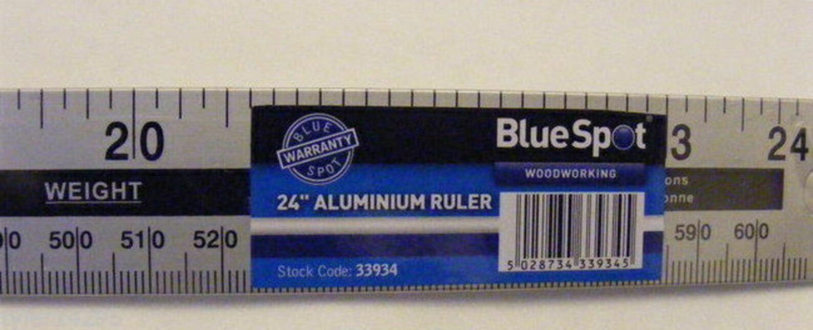 24'' Metal Ruler Anodised Aluminium Steel Rule 60cm - Etsy UK