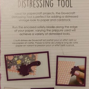 Distressing Tool Dovecraft Safety Blade Paper & Card Ergonomic Handle ...