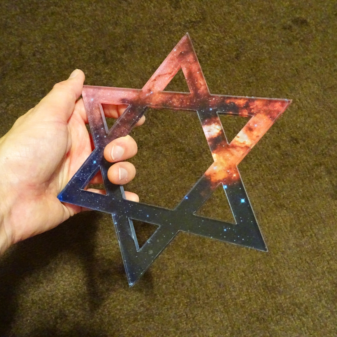 Hanging Pentacle for Home Protection Hanging Star of David | Etsy