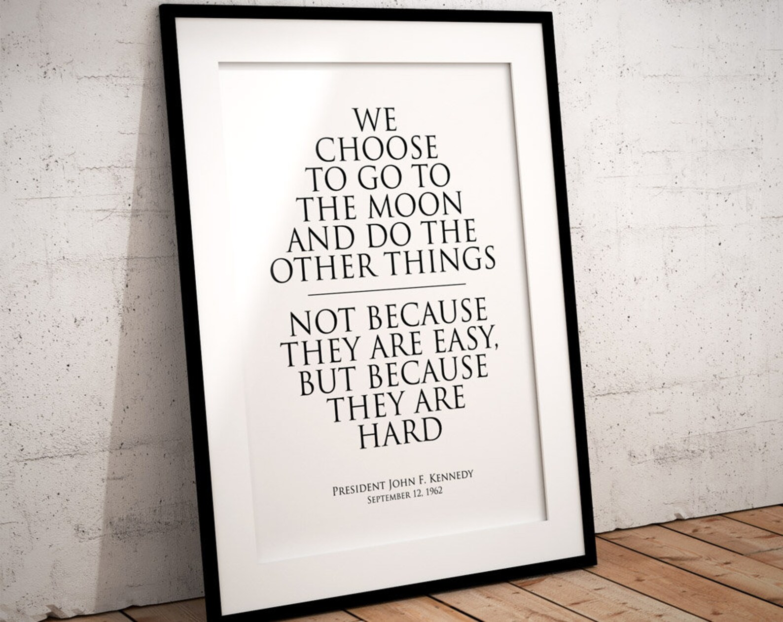 JFK Quote Print: Poster President Presidential Wall Art - Etsy UK