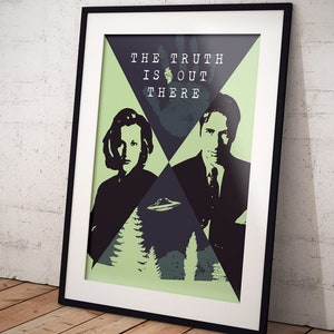 The X Files Poster - X Files Print, the X-files, the Truth is Out There ...
