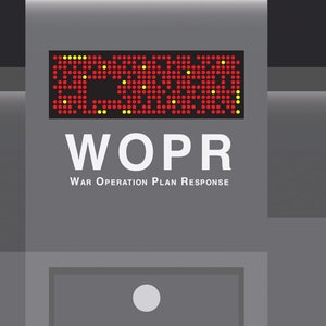 Wargames Poster: WOPR Graphic Print, Do You Want to Play a Game, Global ...