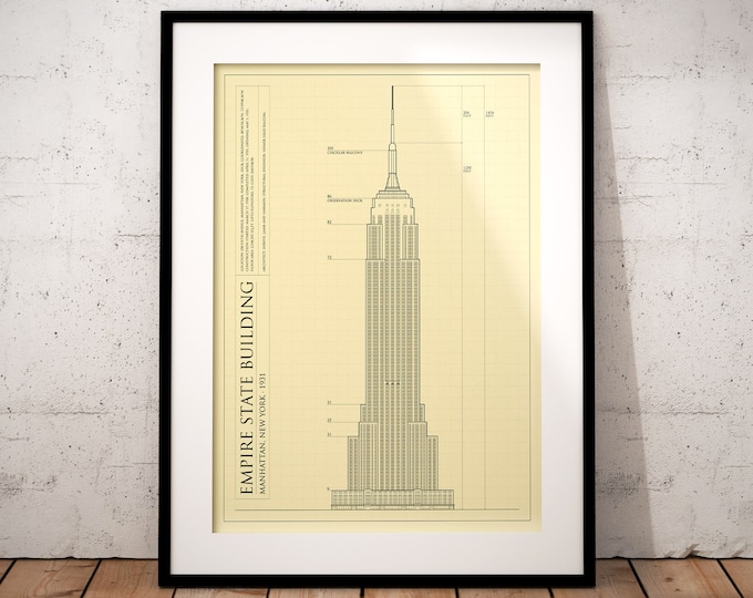 World Trade Center Blueprint: Twin Towers Poster | Etsy