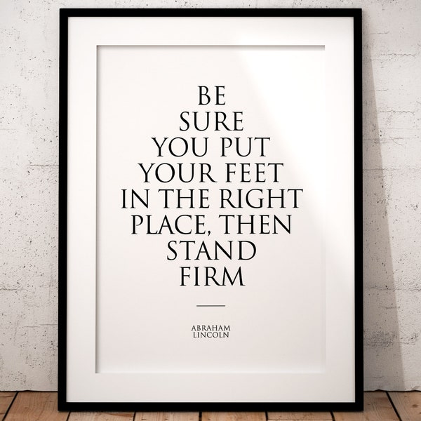 Lincoln Quote - Etsy