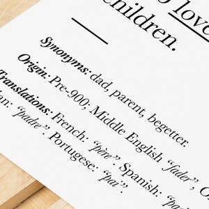 Father Gift: Prints, New Father Gift, Dad, Daddy Gifts, Christmas Gift ...